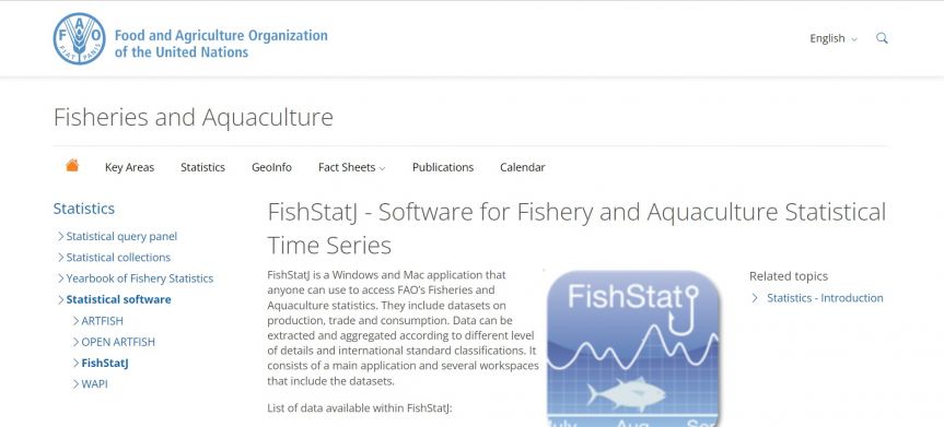 FishStatJ Software for Fishery and Aquaculture Statistical Time Series ...